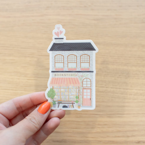 Bookstore - Vinyl Sticker – Little Inklings Design