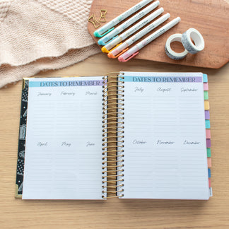 Always Fully Booked UNDATED Planner - Stamps Cover – Little Inklings Design