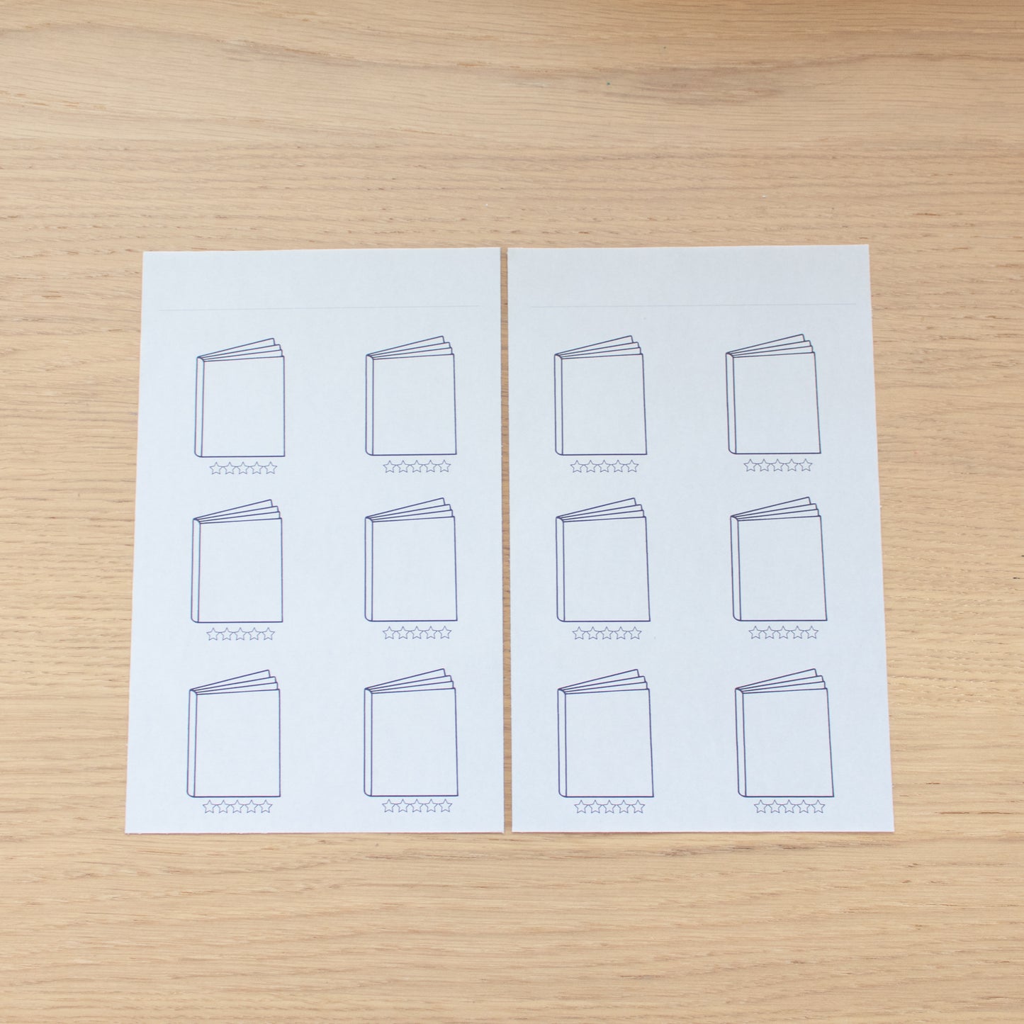 Blank Books Tracker for AFB/NC - DIGITAL PRINTABLE – Little Inklings Design