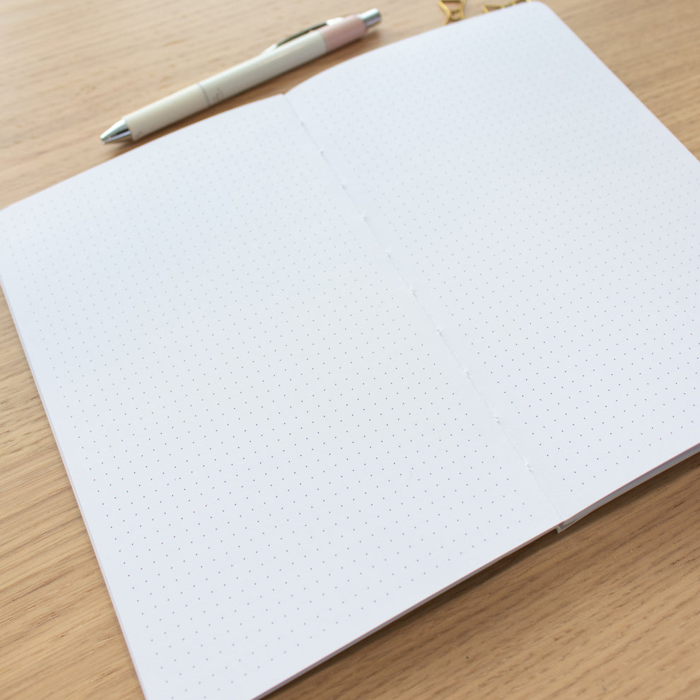 Bookish Doodles - Rainbow - Dot-grid Notebook – Little Inklings Design